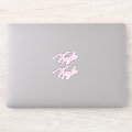 Kayla Decorative Name in Pink x2 Sticker | Zazzle