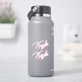 Kayla Decorative Name in Pink x2 Sticker | Zazzle