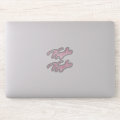 Kaylee name in pink script x2 sticker | Zazzle