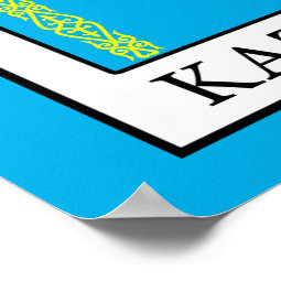 Kazakhstan Poster | Zazzle