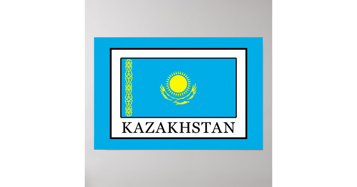 Kazakhstan Poster | Zazzle