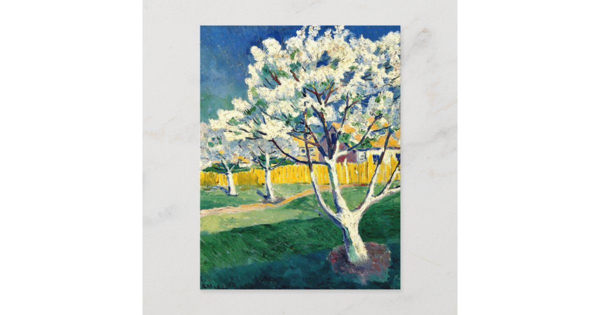 Kazimir Malevich art: Apple Tree in Blossom Postcard | Zazzle
