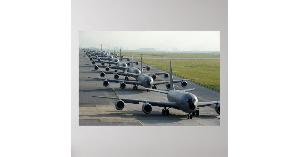 KC-135 Stratotankers Aircraft Poster | Zazzle