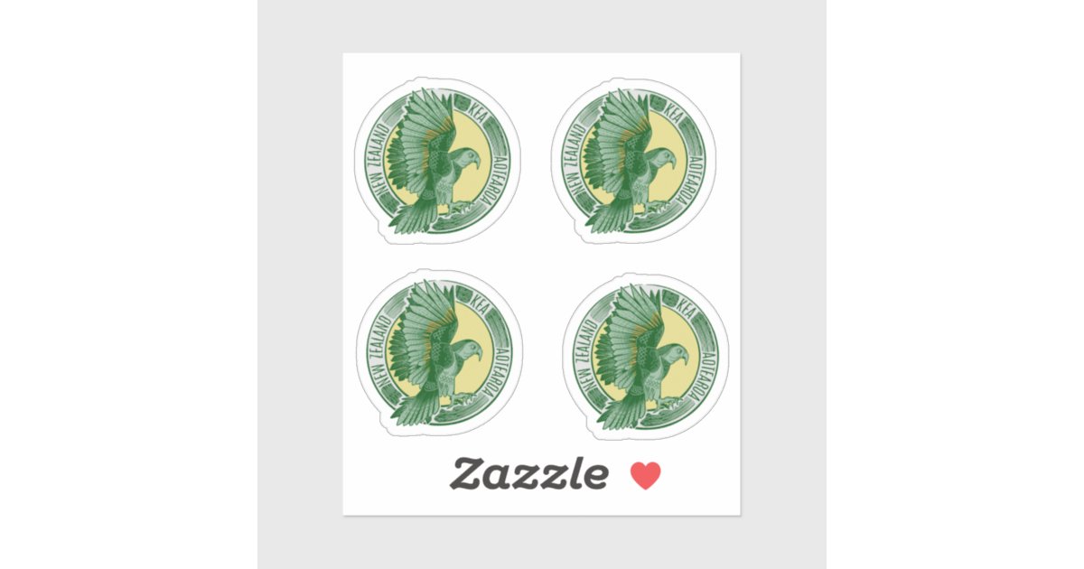 Kea New Zealand Aotearoa Sticker | Zazzle