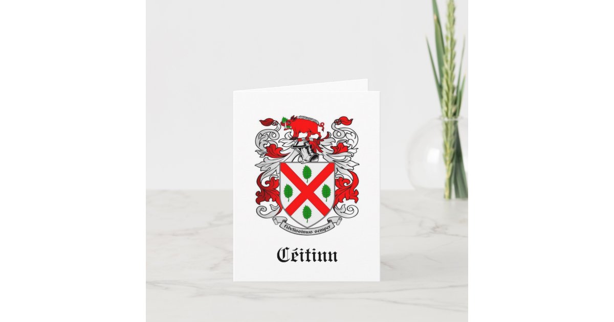 Keating Family Coat of Arms Notecards | Zazzle