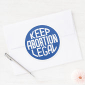 Keep Abortion Legal Pro-Choice Sticker | Zazzle