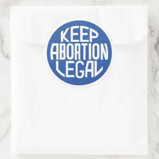 Keep Abortion Legal Pro-Choice Sticker | Zazzle