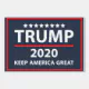 Keep america great - trump 2020 yard sign | Zazzle