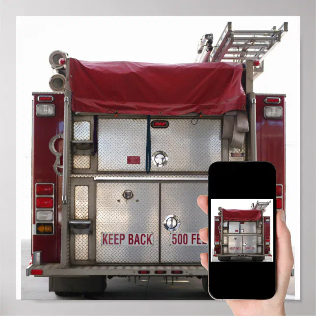 Keep Back 500 FEET Poster | Zazzle