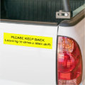 Keep back bumper sticker | Zazzle