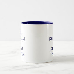 Keep Calm and Analyze the Data Statistics Two-Tone Coffee Mug | Zazzle