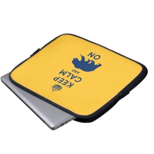 Keep Calm and Bear On Laptop Sleeve | Zazzle
