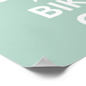 Keep calm and bike on poster | Zazzle