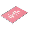 keep calm and carry on Original Notebook | Zazzle