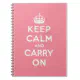 keep calm and carry on Original Notebook | Zazzle
