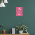 Keep Calm and Carry On_PINK Poster | Zazzle