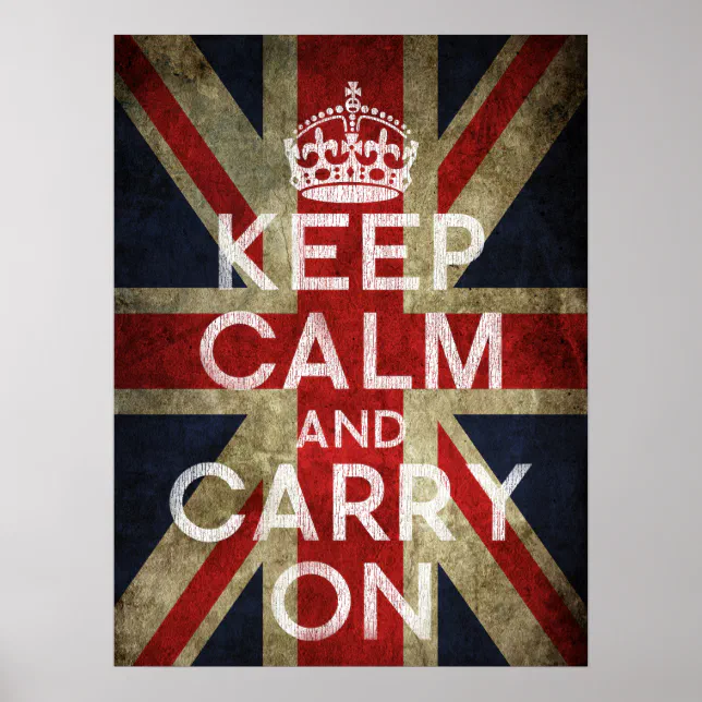 Keep Calm and Carry On Poster | Zazzle