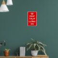 Keep Calm and Carry On Vintage British Poster | Zazzle