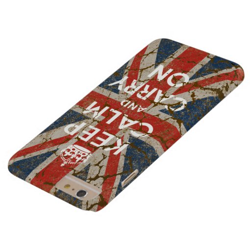 Keep Calm and Carry On with UK Flag Case-Mate iPhone Case | Zazzle