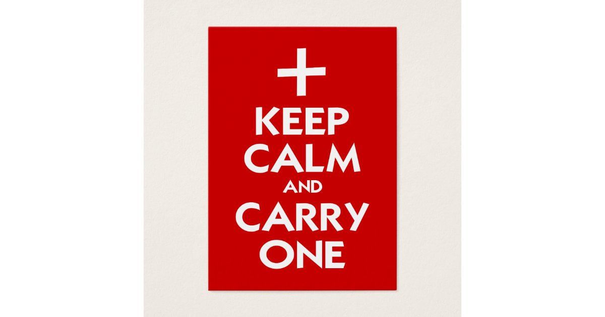 Keep Calm and Carry One | Zazzle