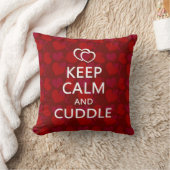 Keep Calm and Cuddle Throw Pillow | Zazzle
