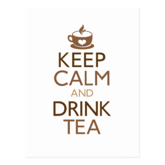 Keep Calm And Drink Tea Postcards | Zazzle