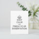 Keep Calm and Finish Your Dissertation Postcard | Zazzle