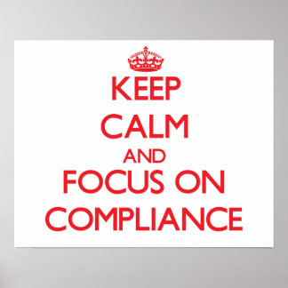 Compliance Posters | Zazzle