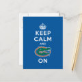 Keep Calm and Gator On Postcard | Zazzle