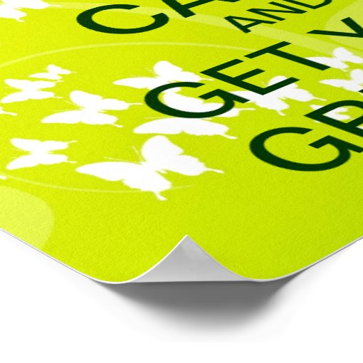 KEEP CALM And Get Your Green On Canvas Print | Zazzle