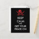 Keep Calm And Get Your Pirate On Postcard | Zazzle