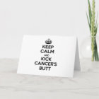 kick cancers butt card | Zazzle.com