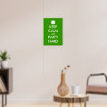 Keep calm and party hard poster | Customizable | Zazzle
