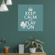 Keep Calm and Play On (Piano)(any background color Poster | Zazzle