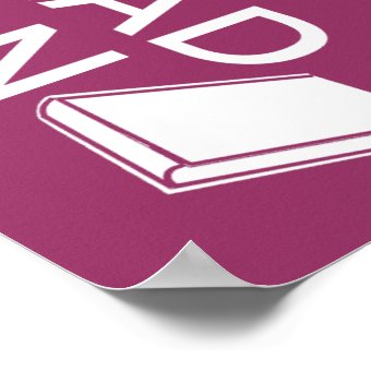 Keep Calm and Read On Poster | Zazzle