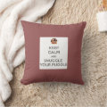 Keep Calm and Snuggle Your Puggle PILLOW | Zazzle