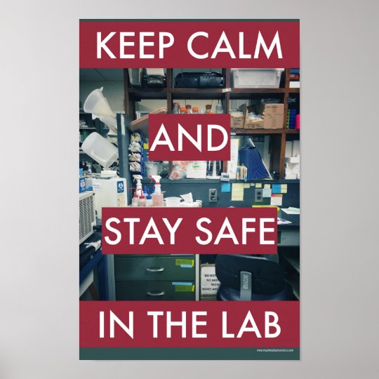 Keep calm and stay safe. Basic safety Poster | Zazzle.com