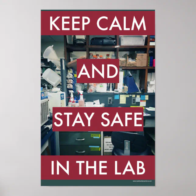 Keep calm and stay safe. Basic safety Poster | Zazzle