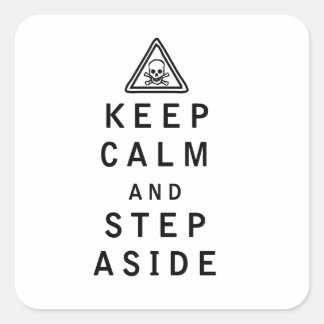 Step Aside Stickers | Zazzle