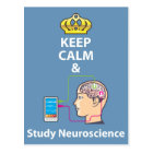 Keep Calm & Study On custom postcard | Zazzle.com
