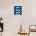 Keep Calm and Swim Faster poster | Zazzle