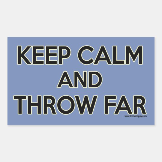 Keep Calm and Throw Far, Shot Put Poster | Zazzle.com