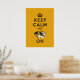 Keep Calm and Tiger on Poster | Zazzle