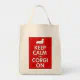 Keep Calm Corgi On Grocery Tote (Pembroke) | Zazzle
