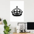 Keep Calm Crown Template Poster | Zazzle