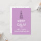 Keep Calm Custom Bridal Engagement Invitation | Zazzle