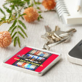 Keep Calm Gamble on Slot Machine Keychain | Zazzle