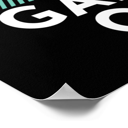 Keep Calm Game On Poster for Video Games Geek | Zazzle