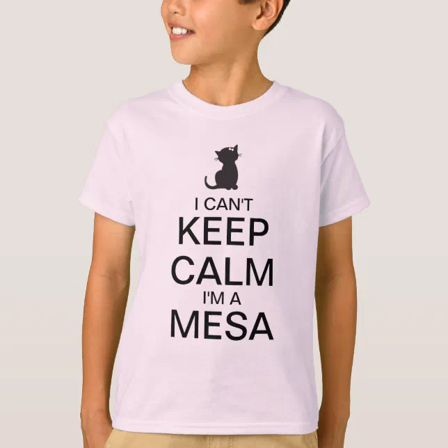 Keep Calm | Girl Kitty T-Shirt | Zazzle
