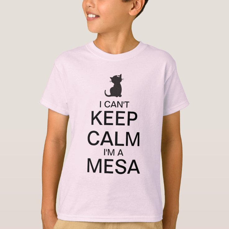 Keep Calm | Girl Kitty T-Shirt | Zazzle